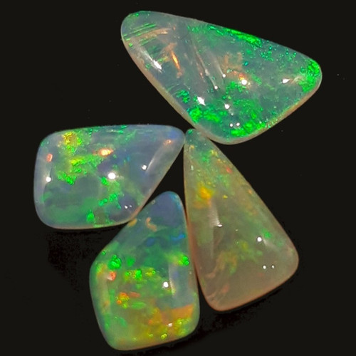 Solid Crystal Opals (set of 4) | Majestic Opals