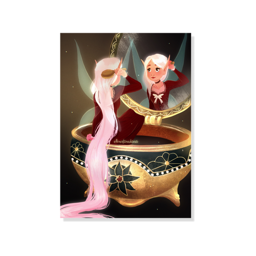 Fairy Rosalyn Art Print | Clementinedraws