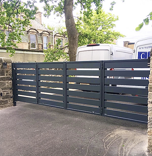 Aluminium Electric Gates | CM Gates & Barriers | Livingston