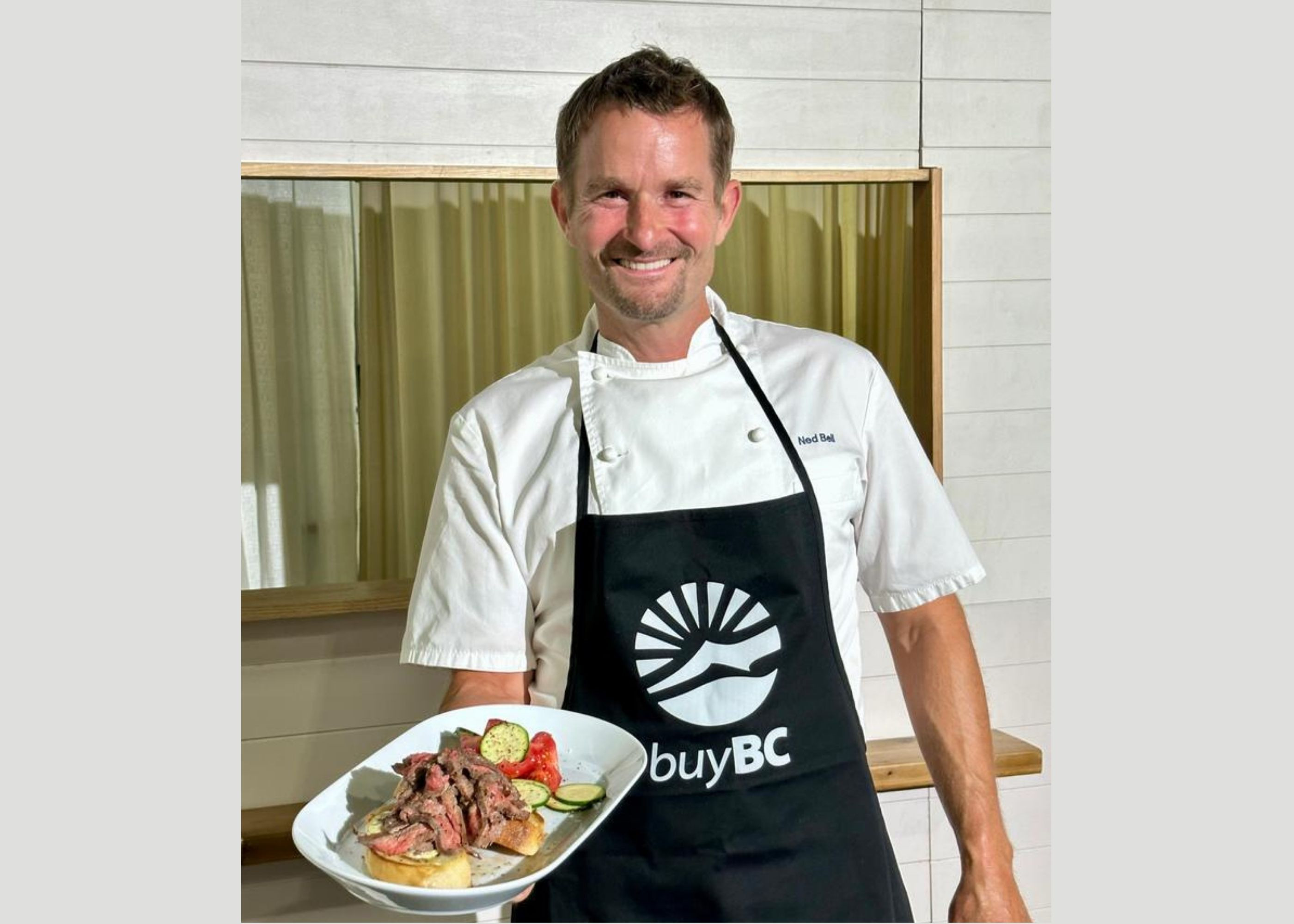 Summer Steak Sandwich with Zucchini Tomato Salad