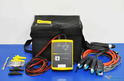 Fluke 1744 Power Quality Logger 3 Phase PQA MemoBox - NIST Calibrated ...