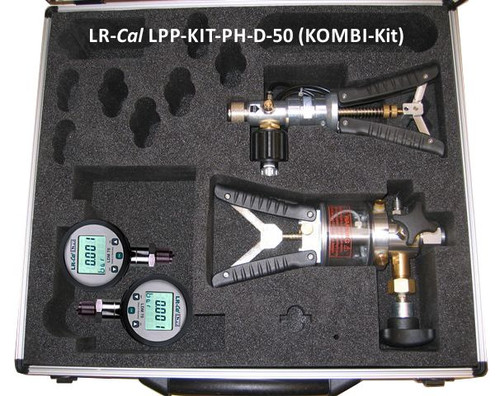 LR-Cal LPP Kit PH-D-50 Pneumatic and Hydraulic Pressure Calibration Kit ...