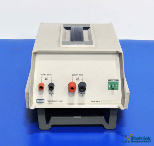 Fluke Y5020 Precision AC Current Shunt AC/DC Shunt 20A 5kHz | Stratatek T&M