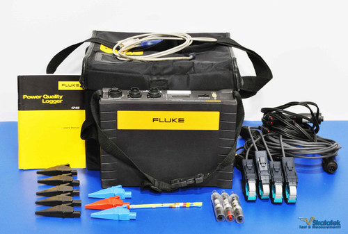 Fluke 1745 Three Phase Power Quality Logger Memobox Calibrated 3Ph ...