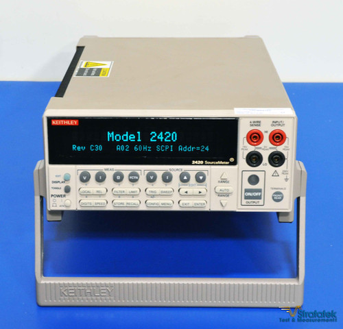 Keithley 2420 3A SourceMeter SMU Source Meter 60V 3A 60W - NIST ...