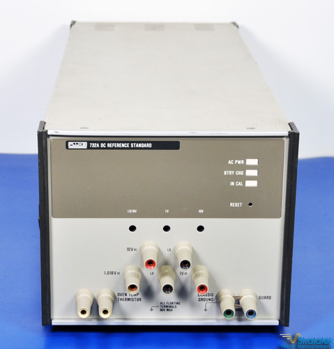 Fluke 732A DC Voltage Reference Standard 10V 1.018V DC Calibration ...