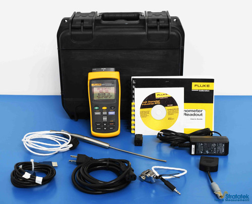 Fluke Hart Scientific 1523 Reference Thermometer Temperature with Probe ...