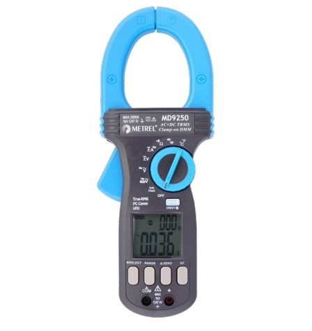 Metrel MD 9250 Industrial TRMS AC/DC CAT IV 1000 V Clamp Meter ...