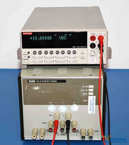 Fluke 732A DC Voltage Reference Standard 10V DC Calibration | Stratatek T&M
