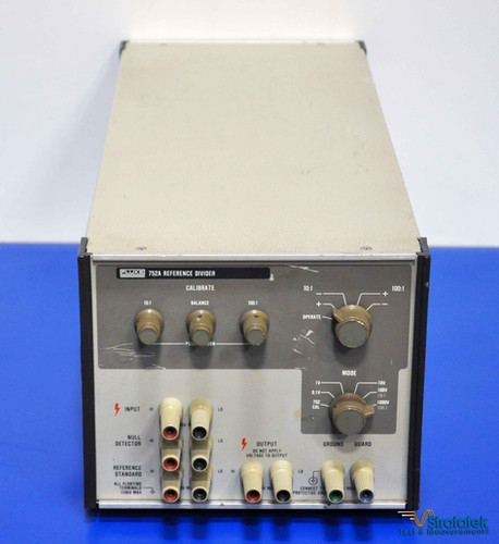 Fluke 752A Reference Divider 10:1 (±0.2 ppm) and 100:1 (±0.5 ppm ...
