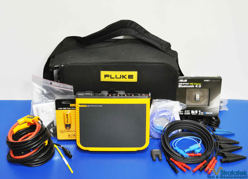 Fluke 1748 3 Phase Power Quality Logger 1500A Probes PQA - NIST ...