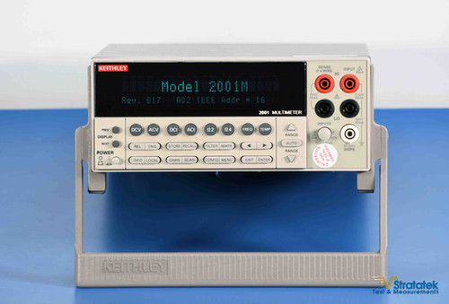Keithley 2001 Multimeter 7.5 Digit NIST Calibrated 7 1/2 DMM ...