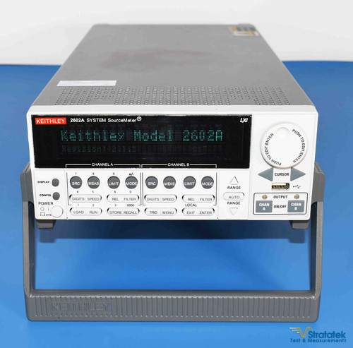 Keithley 2602A SYSTEM SourceMeter 2 Channel SMU Source Measure Unit ...