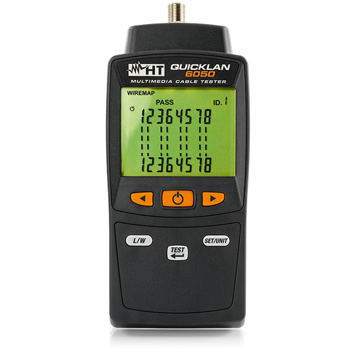 HT Instruments QUICKLAN6050 Hand-held LAN Wire Mapper with Wire-length ...