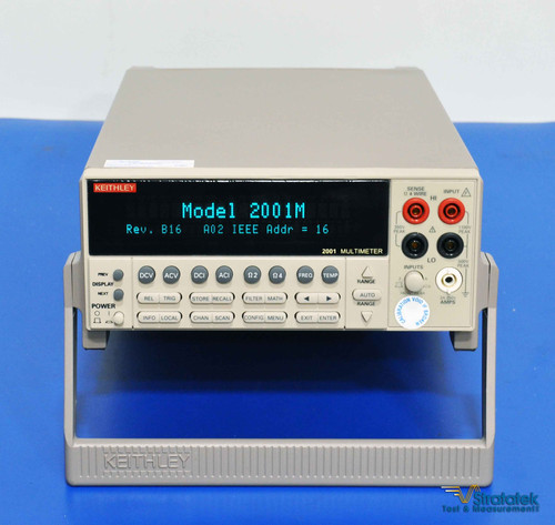 Keithley 2001 Multimeter 7.5 Digit NIST Calibrated 7 1/2 DMM ...