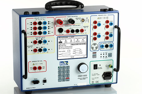 ISA CBA 1000 HV Circuit Breaker Analyzer and Microhmmeter | Stratatek T&M