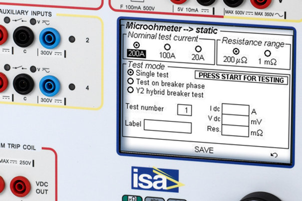 ISA CBA 1000 HV Circuit Breaker Analyzer and Microhmmeter | Stratatek T&M