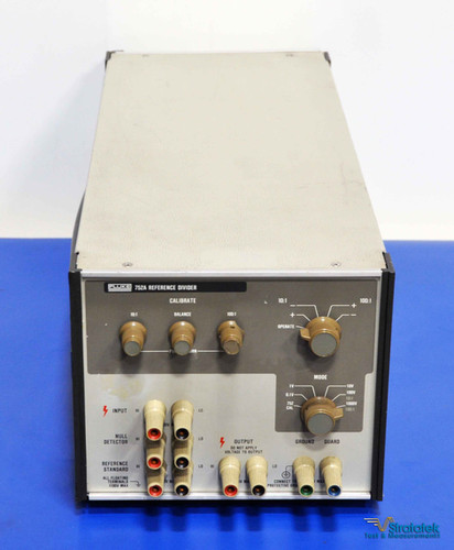 Fluke 752A Reference Divider 10:1 (±0.2 ppm) and 100:1 (±0.5 ppm ...