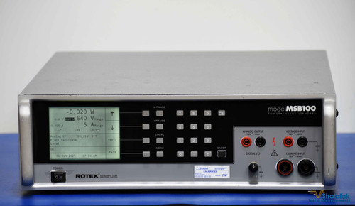 Rotek MSB100 Power & Energy Standard Phase Reference Meter NIST ...
