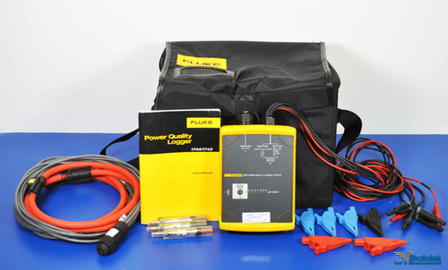 Fluke 1744 Power Quality Logger 3 Phase PQA MemoBox - NIST Calibrated ...
