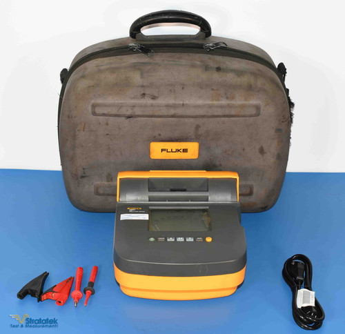 Fluke 1550C 5kV Insulation Tester MegOhmmeter NIST Calibrated ...