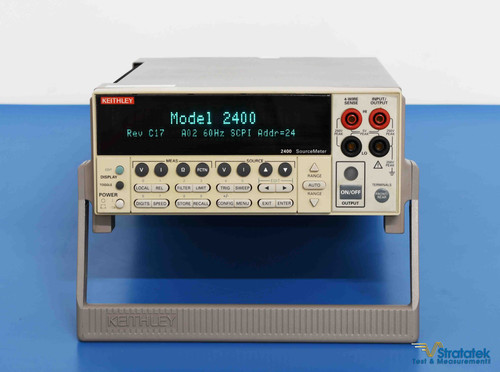Keithley 2400 SourceMeter SMU - NIST Calibrated Source Measure Unit ...