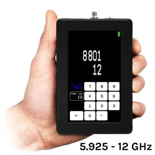 SAF SG Compact Handheld Signal Generator 5.925 - 12 GHz | Stratatek T&M