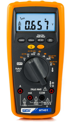 HT Instruments HT401 Professional TRMS Multimeter AC /DC Measurement ...