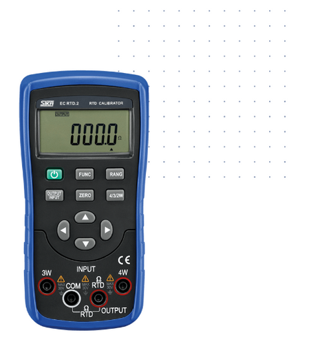 SIKA EC RTD.2 Process Calibrators for Resistance Thermometers Accuracy ...