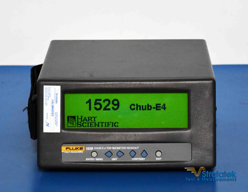 Fluke Hart Scientific 1529 CHUB-E4 Thermometer Readout 4CH 2 PRT 2 TC ...