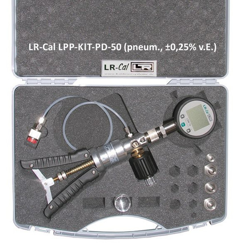 LR-Cal LPP-Kit-PD-50 Pneumatic Pressure Calibration Kit ±0.25% Accuracy ...