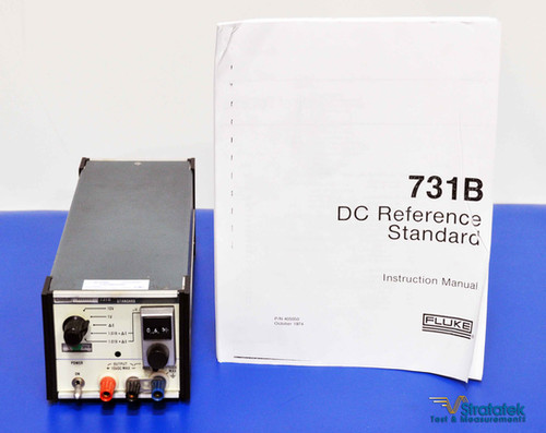 Fluke 731B DC Voltage Reference Standard 10V DC Calibration | Stratatek T&M