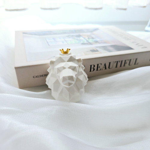 Geometric Lion Fragrance Diffuser & Car Vent Clip | Muse and Glow