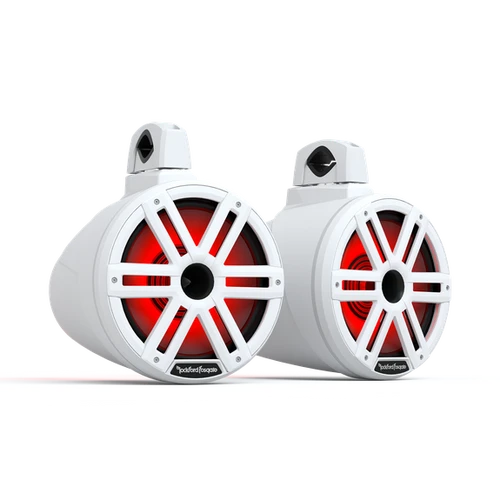 Rockford Fosgate M2 10” Marine Full-Range Horn Wake Tower Speakers ...