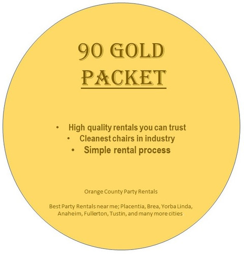 Ninety (90) Gold Packet | Party Pro Rents l on-line party rentals