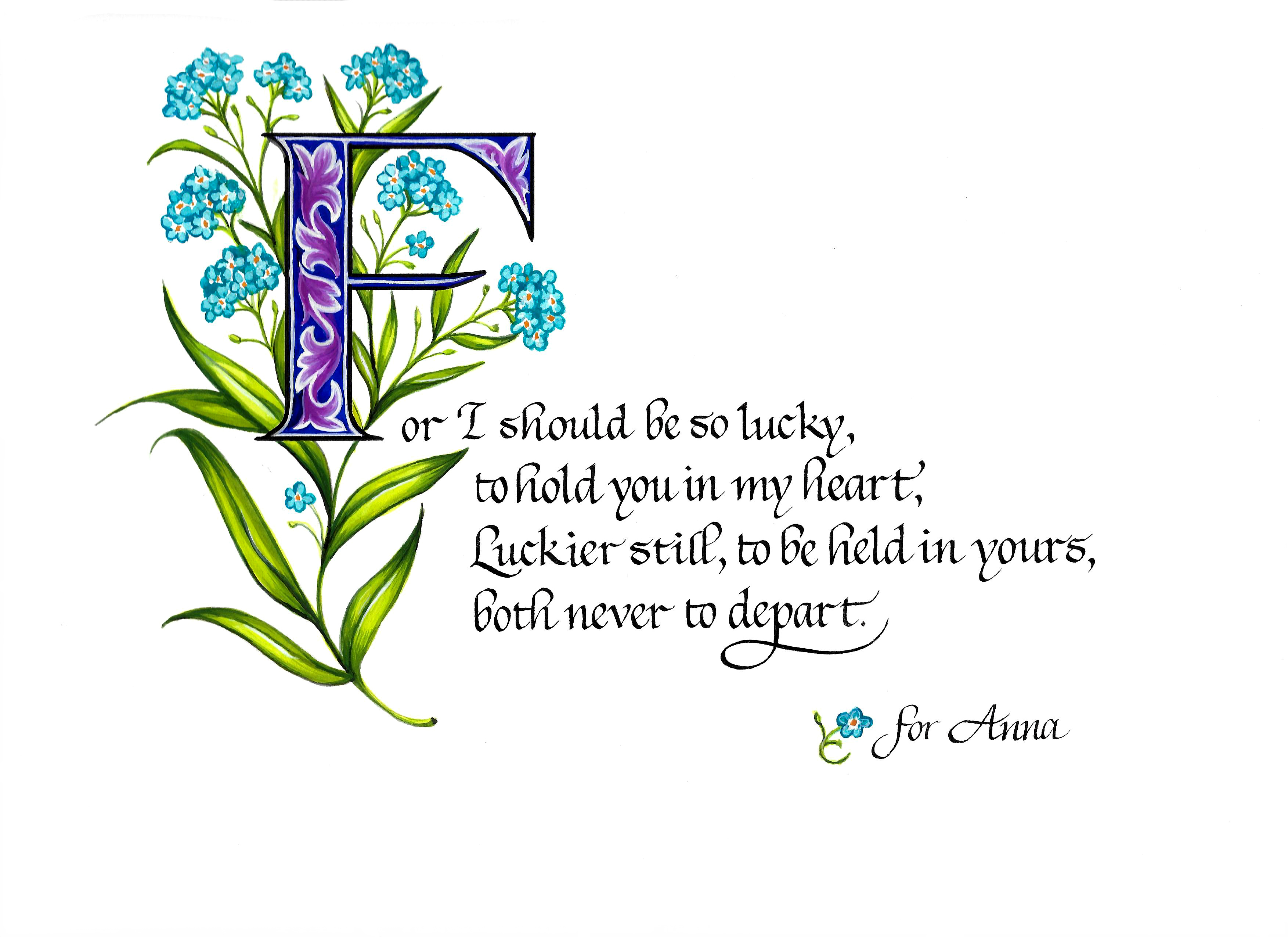 Mary Teichman Custom Calligraphy & Illustration