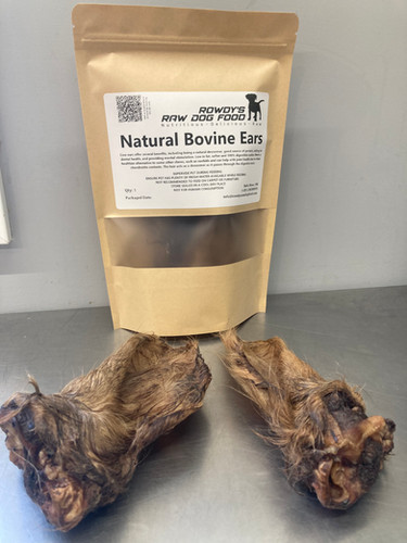 Natural Beef Ear (Dehydrated) - 1 pk | Rowdy's Raw Dog Food
