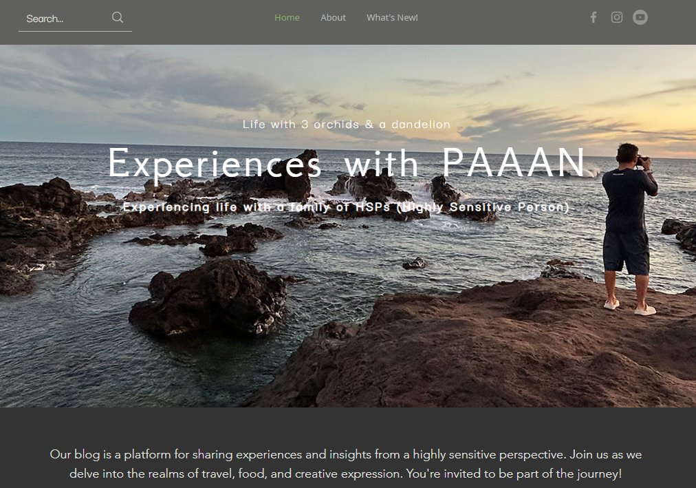 Experiences with PAAAN | Experiencing Life as a Highly Sensitive Family