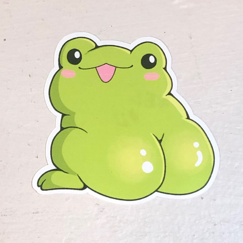 Big Booty Frog Sticker | Impulsive Creativity