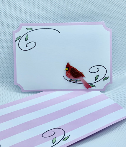 Cardinal Postcard | Whimsy Cards
