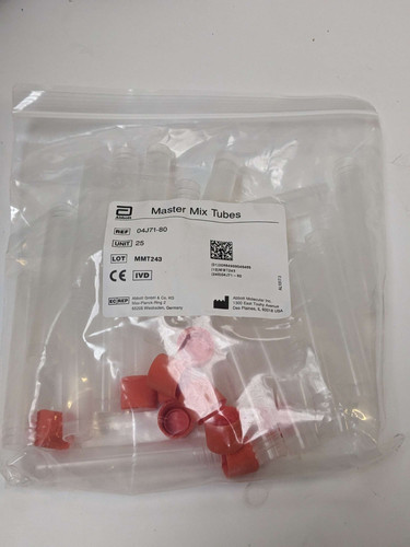 Master Mix Tubes - pk of 25 - Abbott brand. | ROK Chem