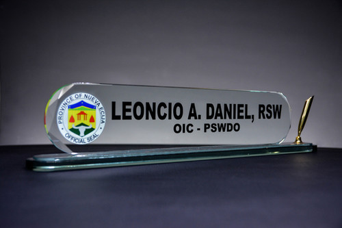 Glass Table Sign 03 | signage-central