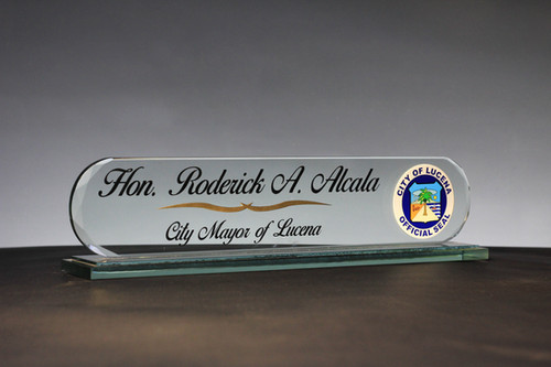 Glass Table Sign 05 | signage-central