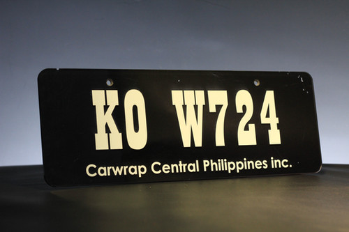 Car Plates | signage-central