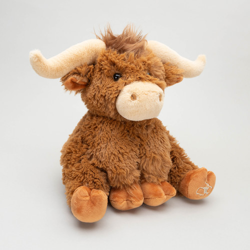 Medium Longhorn Brown Highland Coo Cow - 23cm | Jomanda