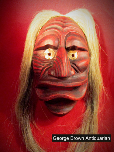 Haudenosaune (Iroquois) False Face Mask by Chief Jacob E Thomas (1922 ...