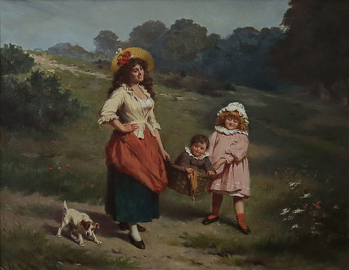 Edwin Thomas Roberts (British, 1840-1917) 'To Market, To Market' | CADA