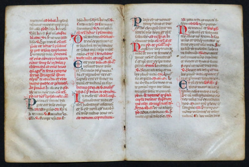 12th/13th century 'Book of Hours' handwritten on vellum, one & one-half ...
