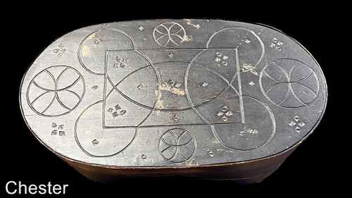 An early 19th century Canadian Mi'kmaq oval splint box, Nova Scotia | CADA