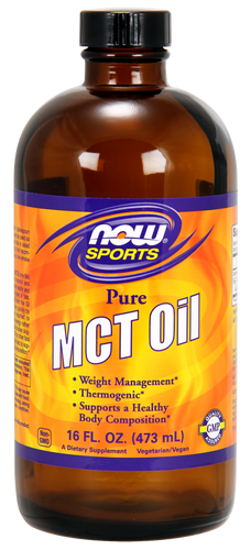 NOW Sports MCT Oil 100% Pure (473ml) | vitastar